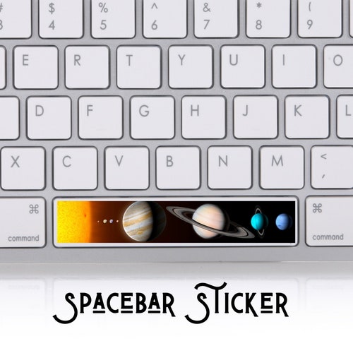 Spacebar Sticker Outer Space Decal Laptop Stickers Keyboard - Etsy