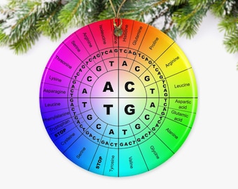 Dna Christmas Ornament - Etsy