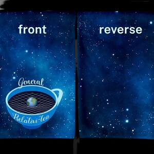 General Relativity Tea Towels, Albert Einstein, Science Gifts, Physics ...