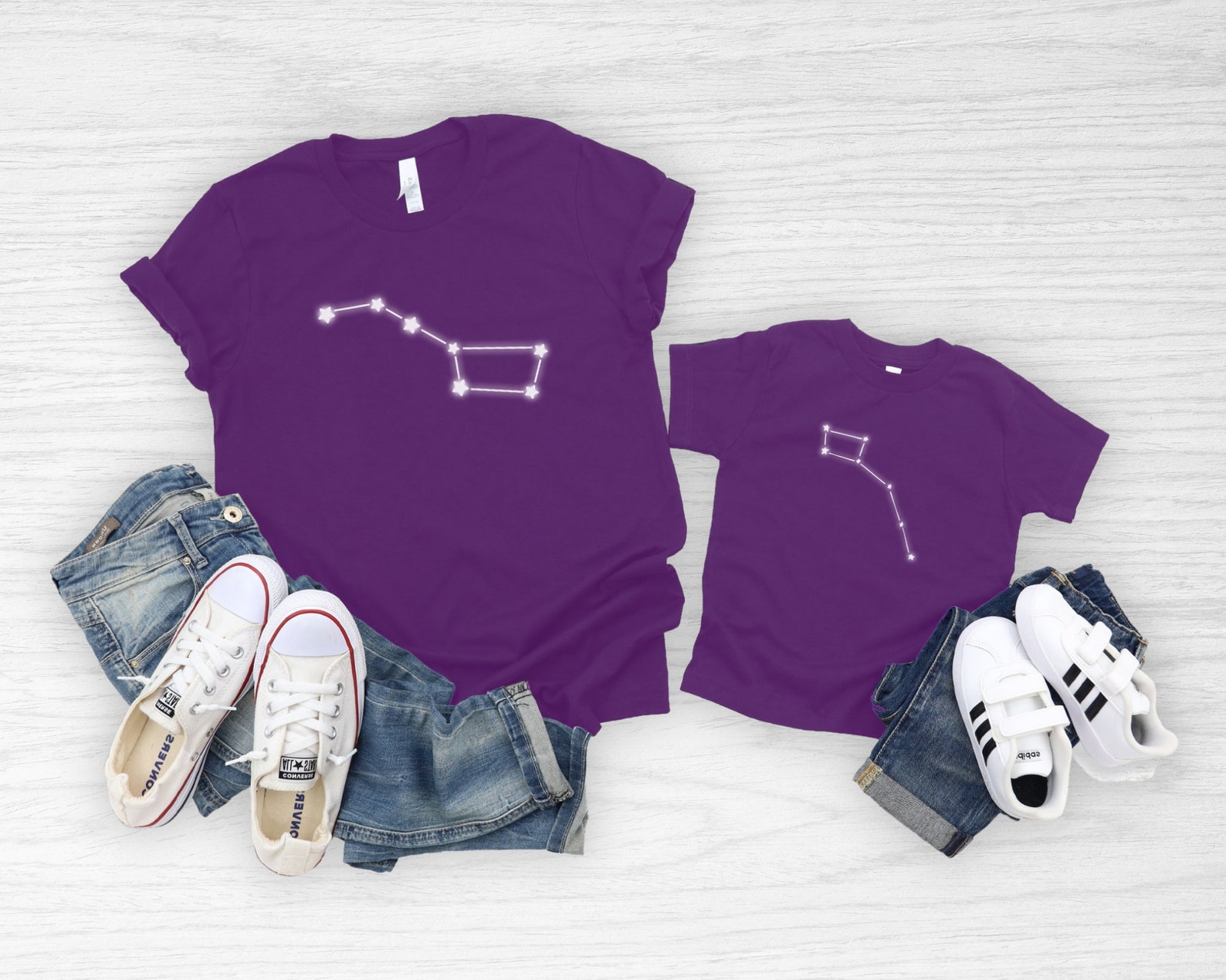 Daddy and Me Big Dipper and Little Dipper Shirts, Great for Father's ...
