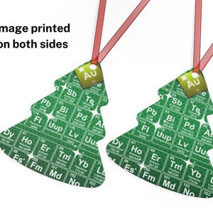 Chemist-tree Metal Christmas Ornament, Chemistry Ornament, Chemistry ...
