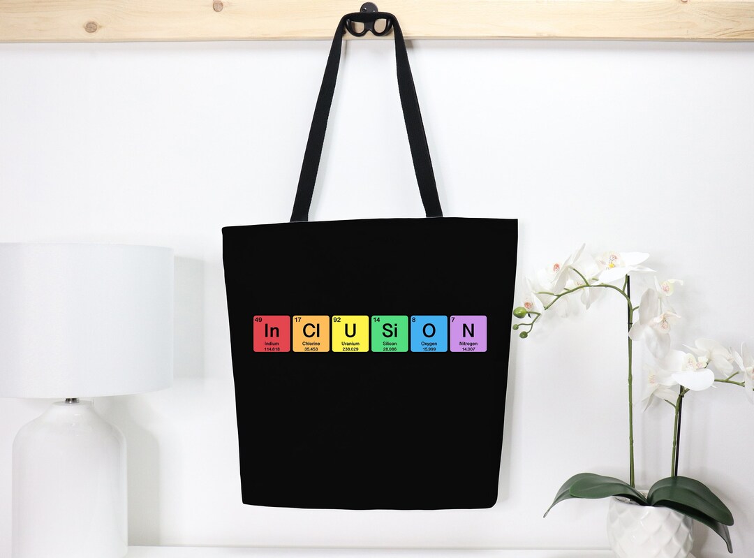 The Elements of Inclusion Tote Bag, Science Diversity, LGBTQ Gifts ...
