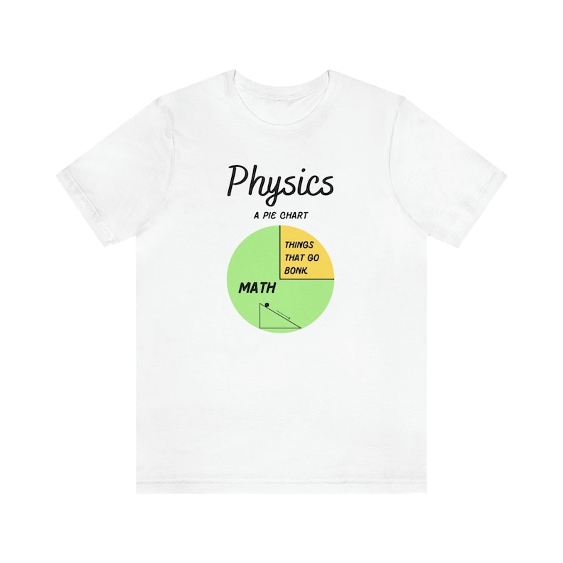 Physics - A Pie Chart, Funny Shirt for Physicists, Great Gift for ...