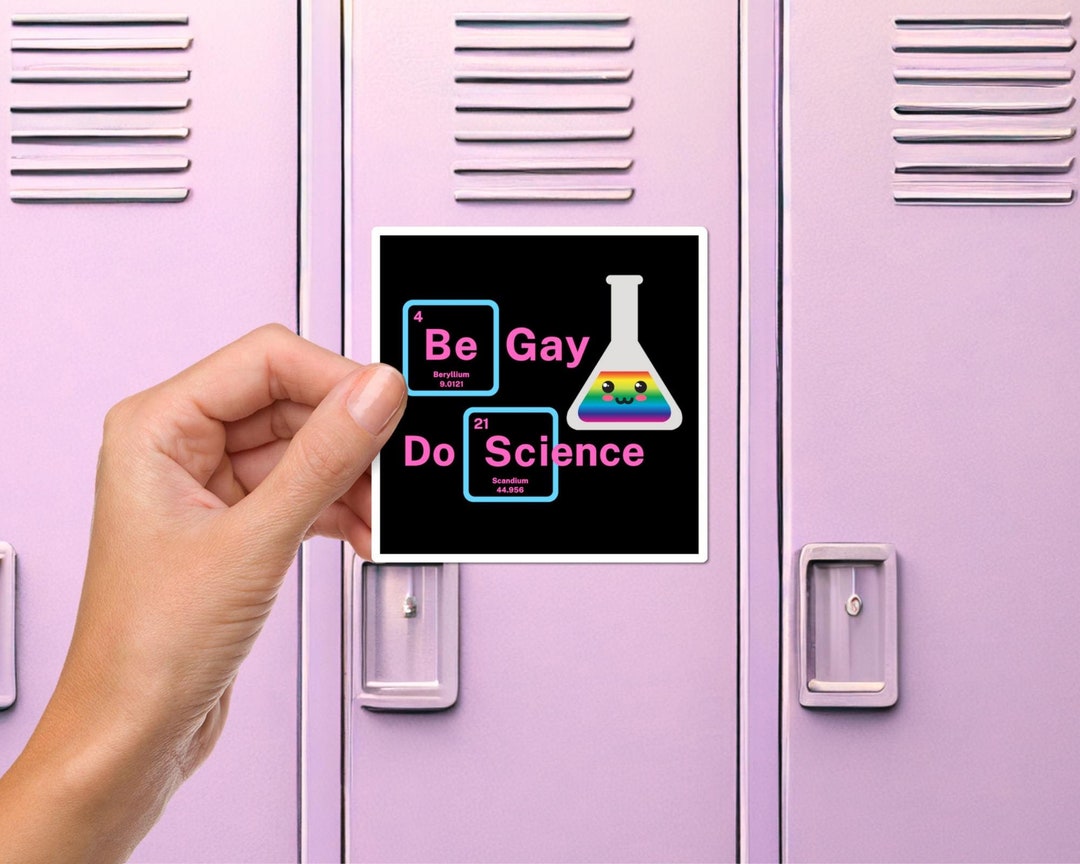 Be Gay Do Science Magnet, Cute LGBTQ Gift for a Science Teacher, Queer ...