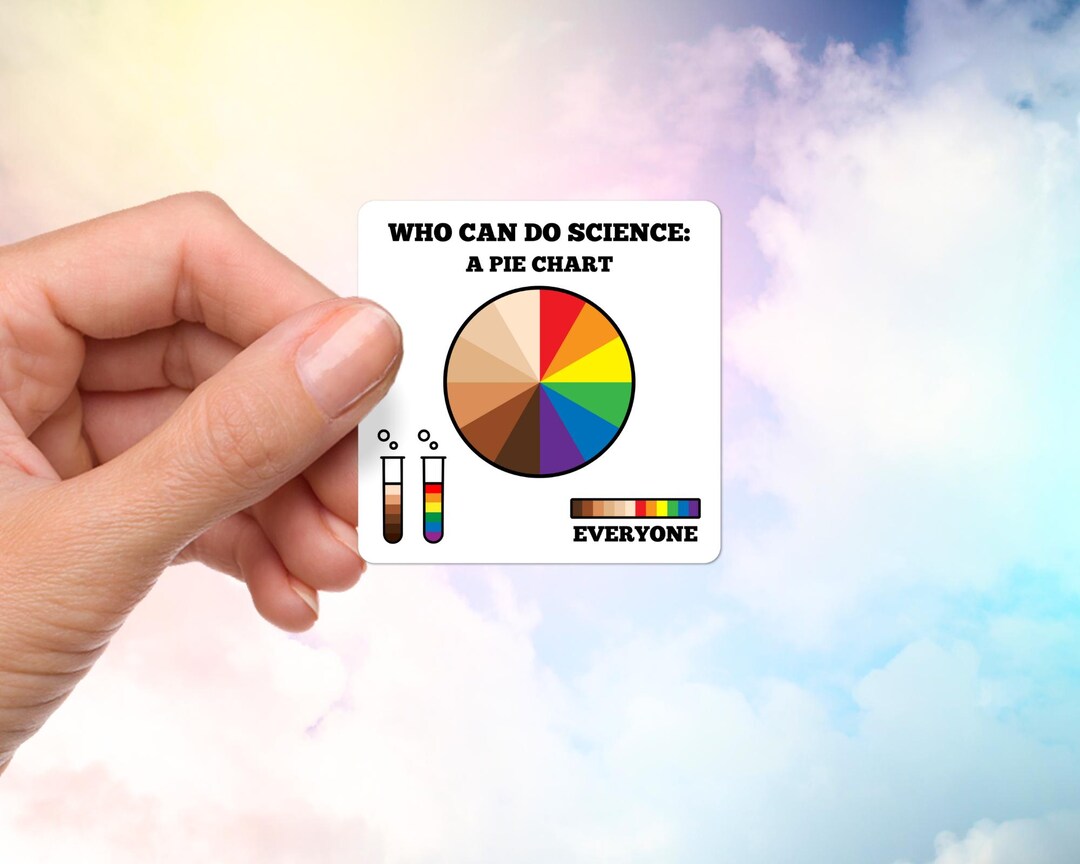 Science is for Everyone Sticker, LGBTQ Inclusive Stickers, Stick on a ...
