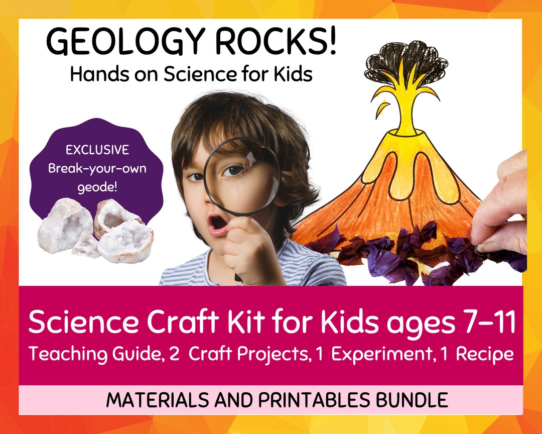 Buy Craft Kit Geology Rocks: for Kids Ages 7-11, DIY Craft Kit, Kids ...
