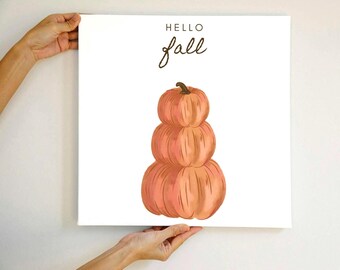 Digital Download, Welcome Autumn Printable Wall Art Print, Fall, Home ...