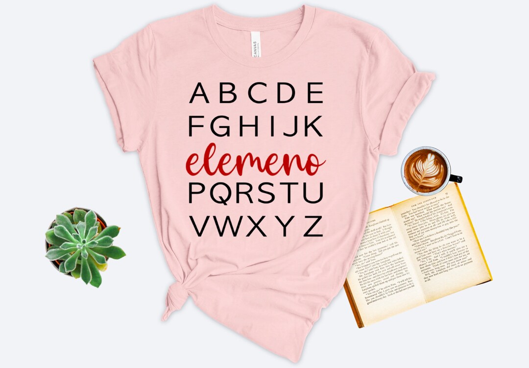 Teacher Alphabet Shirt First Day of School Shirt Teacher Shirt Funny ...