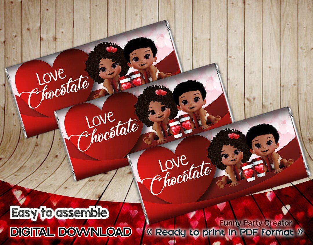 Boss Baby Chocolate Wrapper Printable, Custom Candy Bar Covers, Instant ...