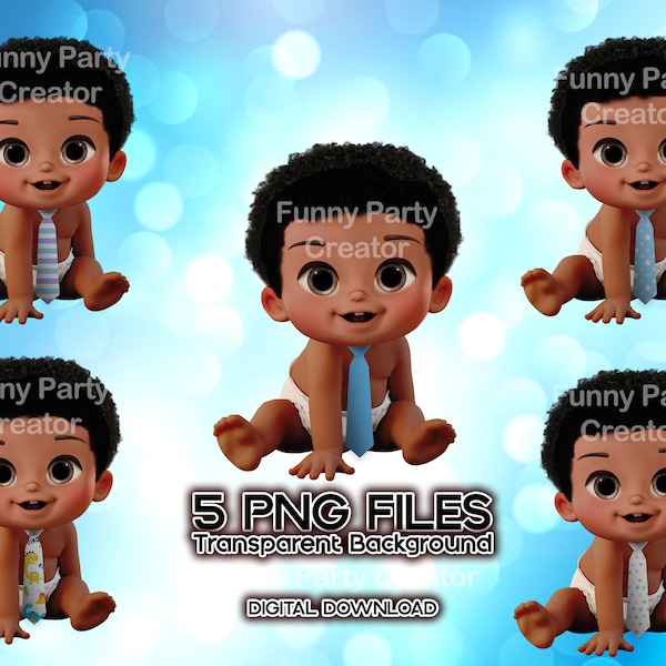 Boss Baby Boy African American Baby Shower - Etsy