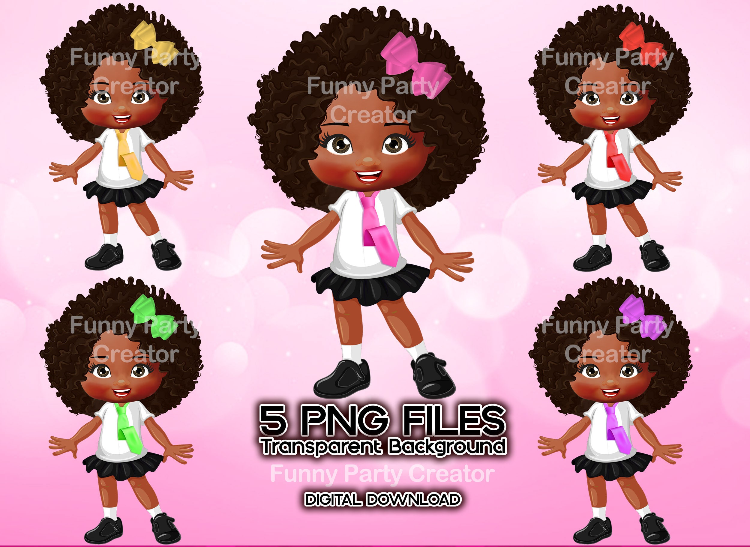 Afro American Baby Clipart