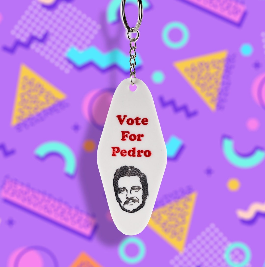 Vote for Pedro Keychain: Napoleon Dynamite Vintage Motel Style - Etsy
