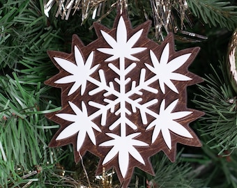 Marijuana Snowflake | Etsy