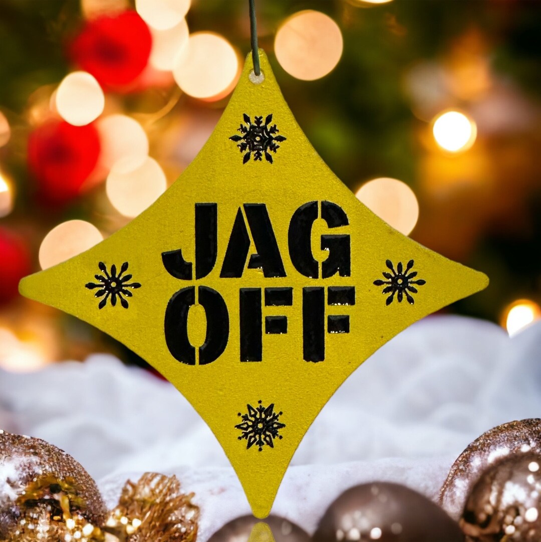 Transparent Pittsburgh-inspired Jag off Holiday Ornament. Unique and ...