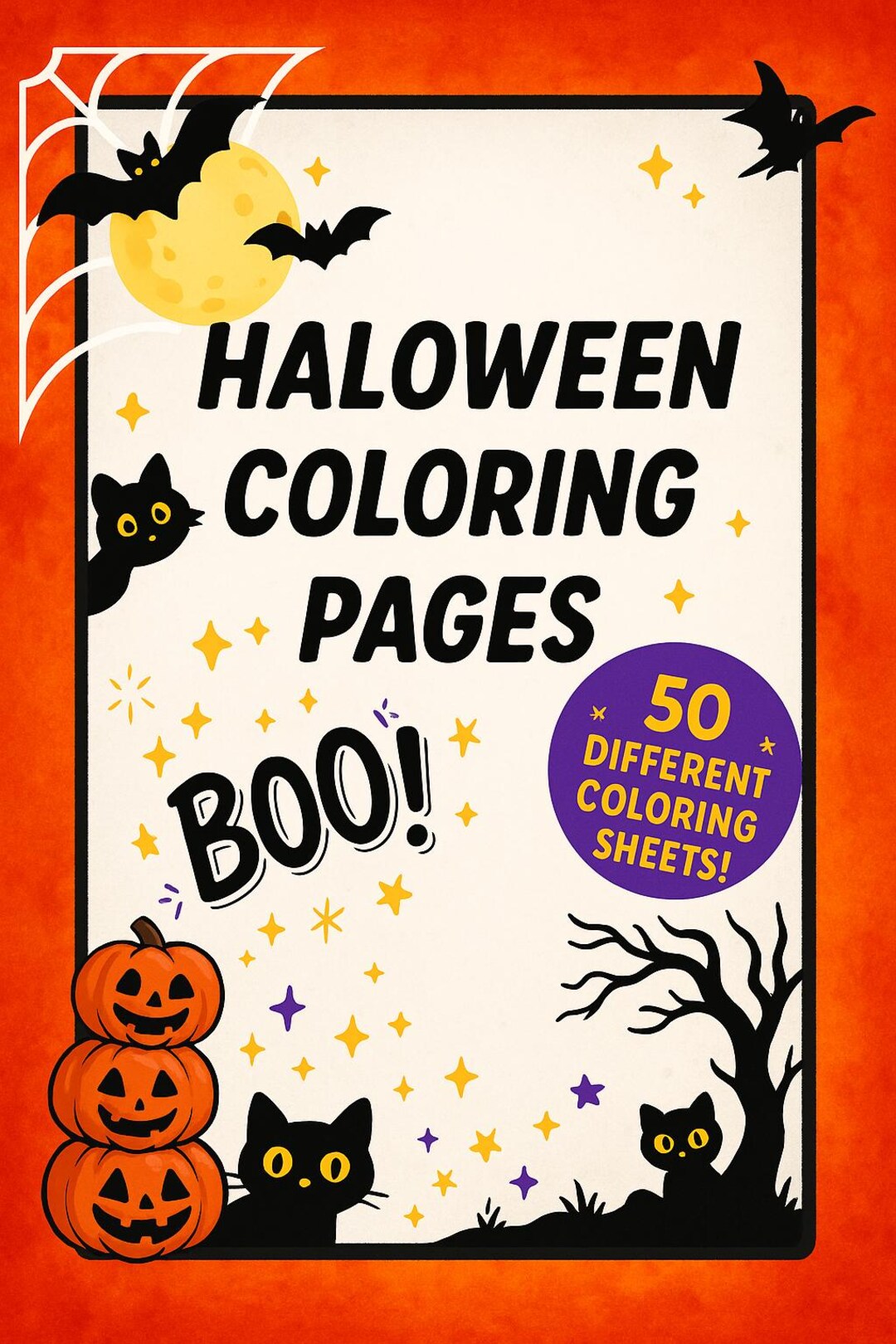 Digital Download Printable Bundle for Kids Halloween Coloring ...
