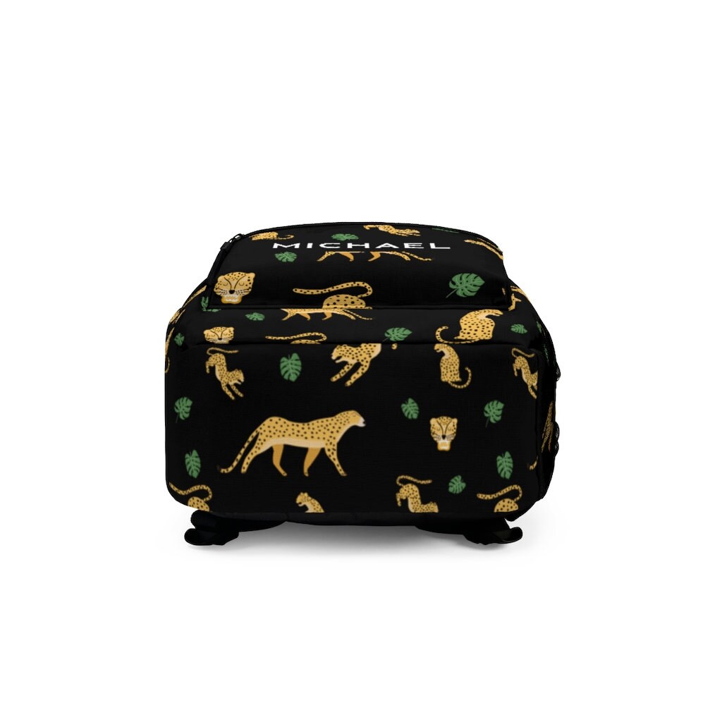 Cheetah backpack leopard bag cheetah bag leopard school | Etsy