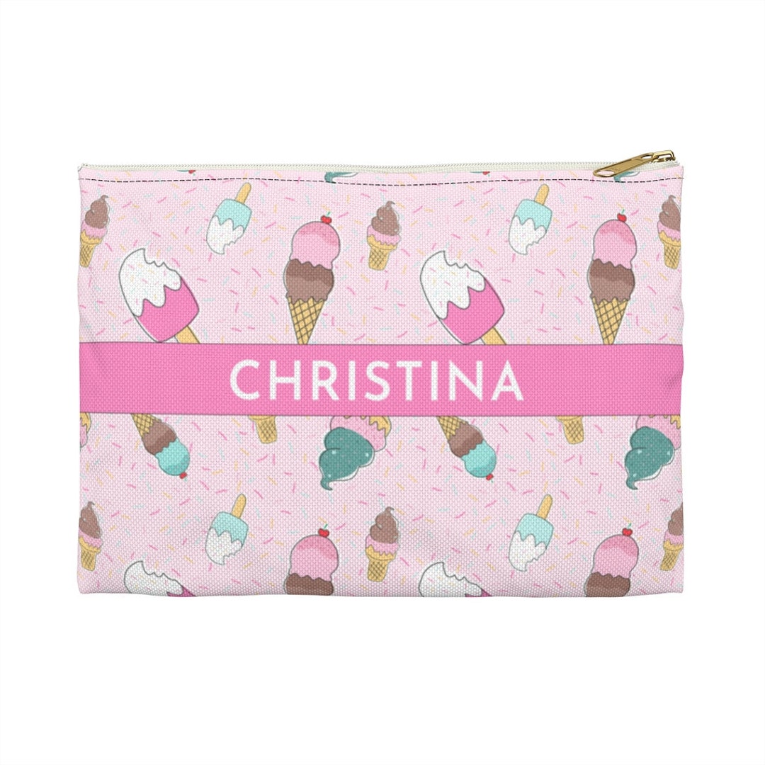 Ice Cream Pencil Case, Icecream Pencil Pouch, Girl Pink Popsicle ...