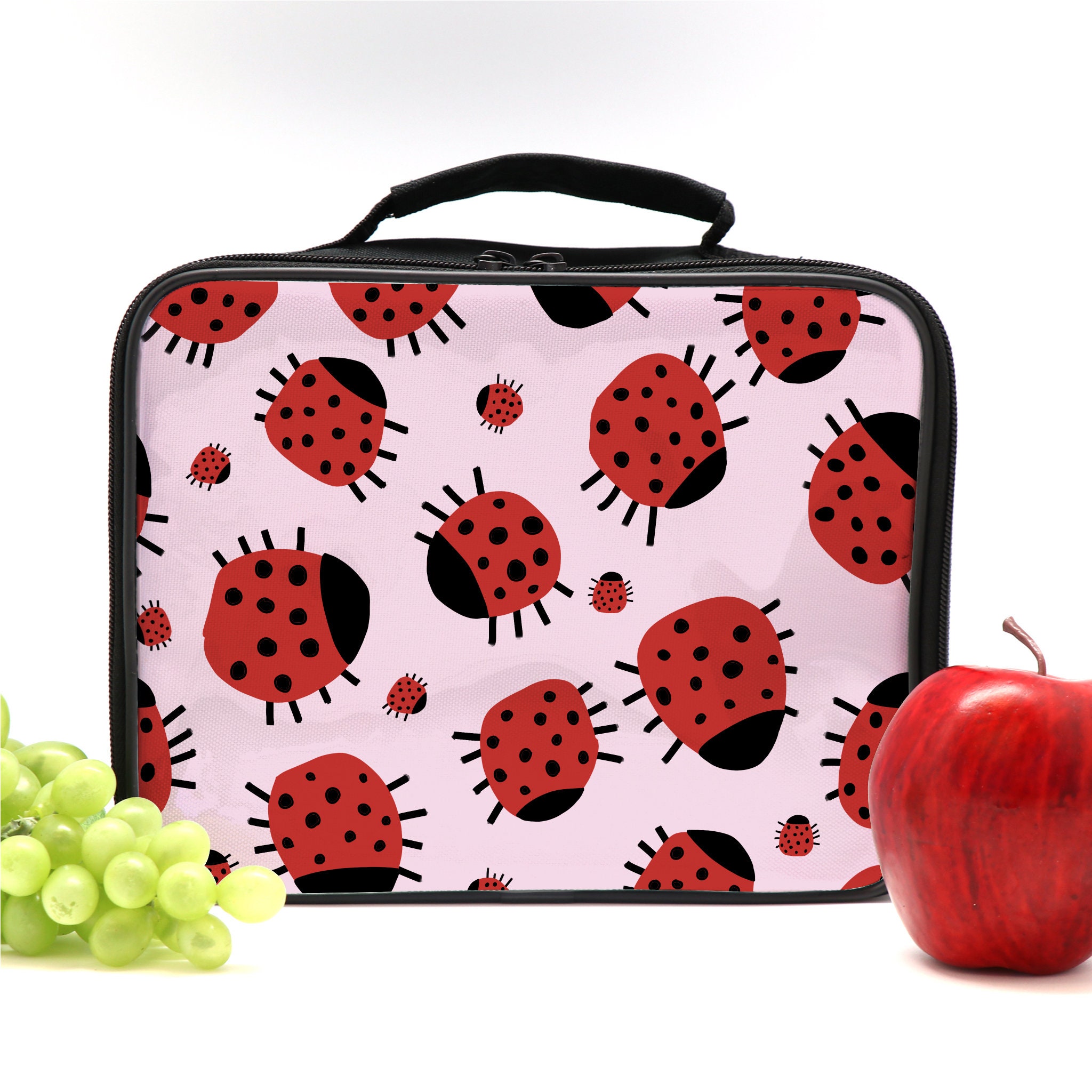 Ladybug Backpack, Kids Back to School Bag, Lady Bug Bag, Pink and Red ...