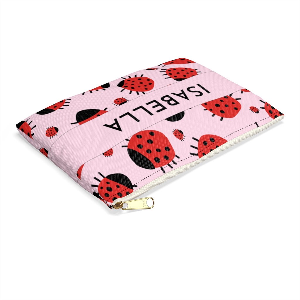 Ladybug Pencil Case, Lady Bug Pencil Pouch, Lady Bug Cosmetic Bag, Girl ...