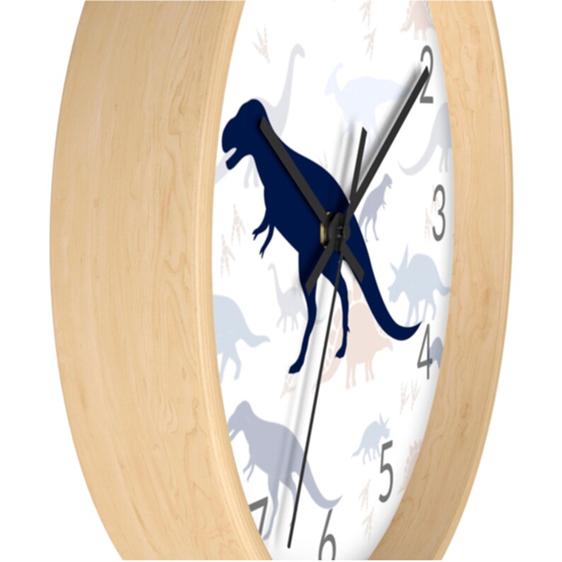 T Rex Dinosaur Clock Dinosaurs Decor Dino Wall Clock T Rex - Etsy