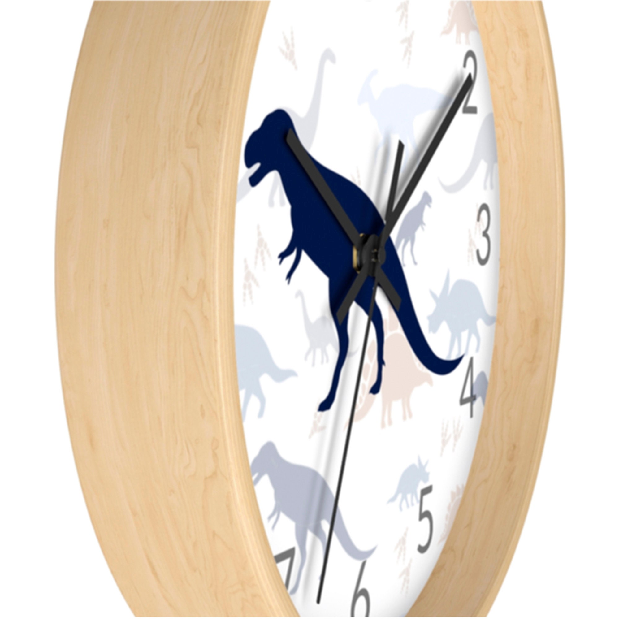T Rex Dinosaur Clock Dinosaurs Decor Dino Wall Clock T Rex - Etsy