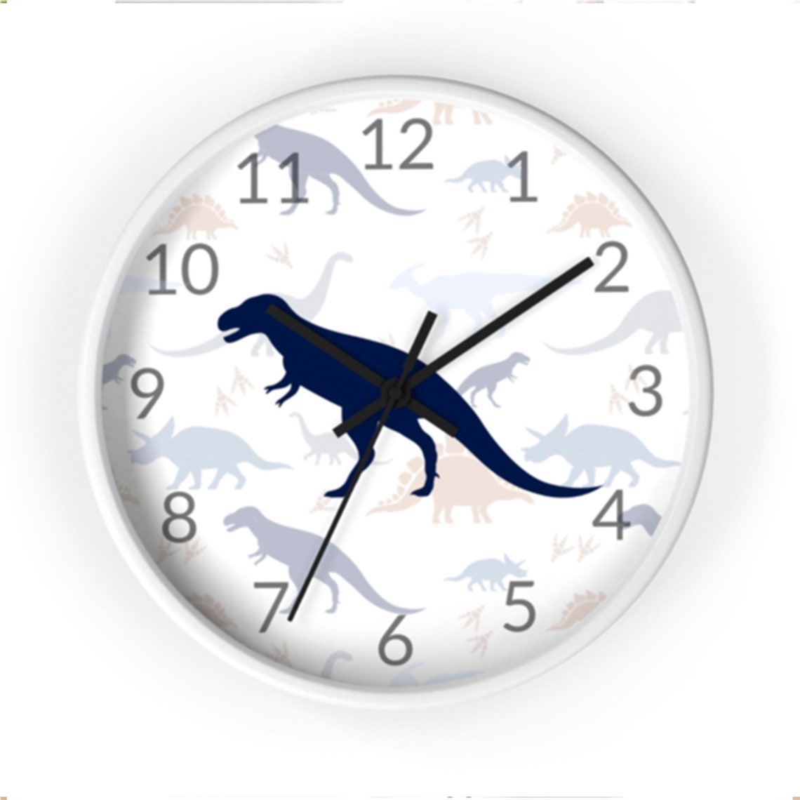 T Rex Dinosaur Clock Dinosaurs Decor Dino Wall Clock T Rex - Etsy