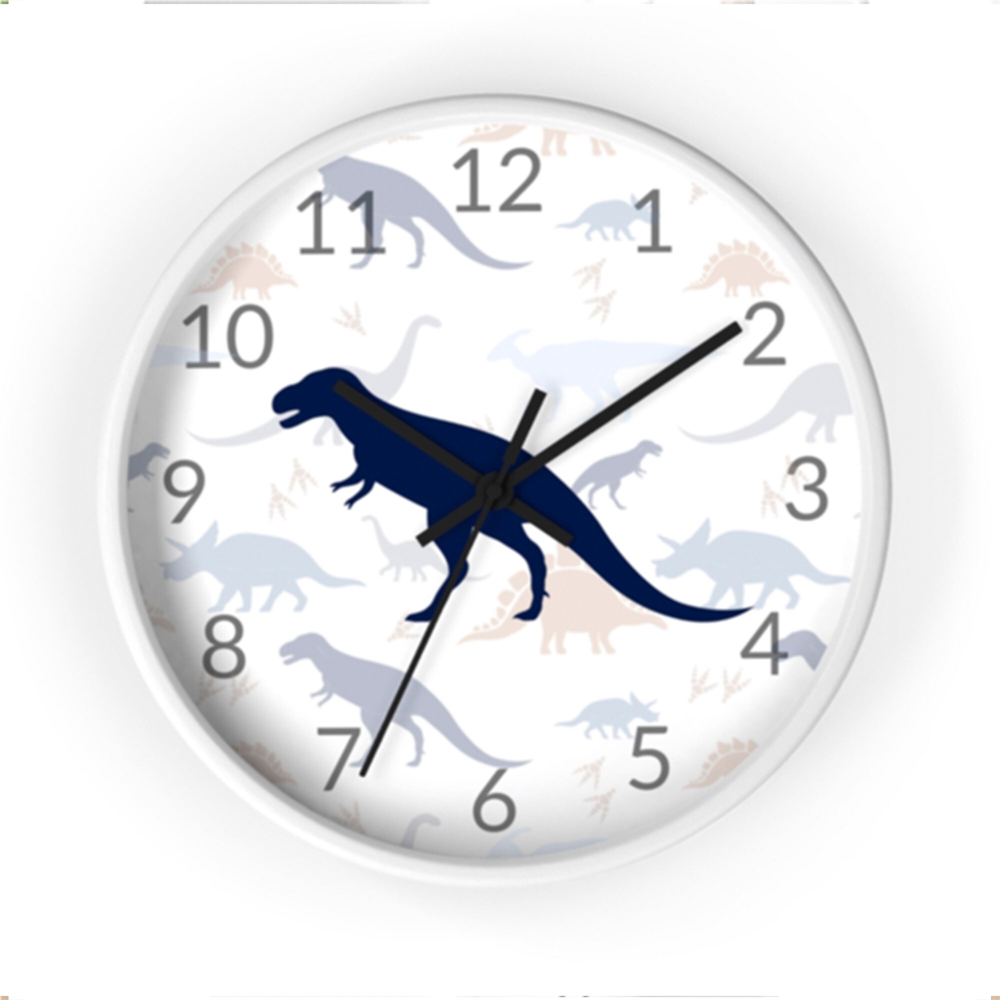 T Rex Dinosaur Clock Dinosaurs Decor Dino Wall Clock T Rex - Etsy