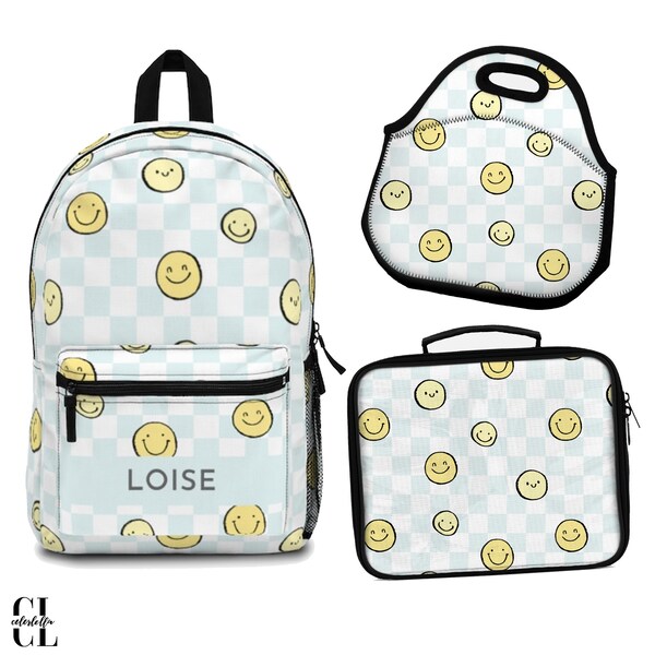 Smiley Face Backpack - Etsy