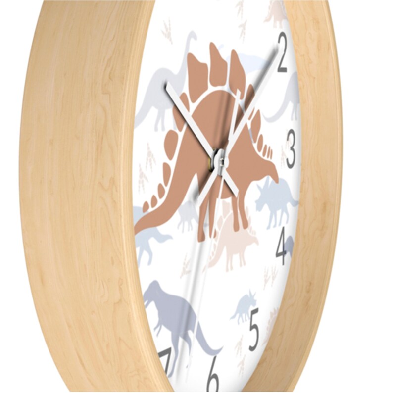 Dinosaur Wall Clock Dinosaurs Decor Dino Kids Present T-rex - Etsy