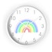 Pastel Rainbow Wall Clock Boho Rainbow Clock Kids Wall - Etsy