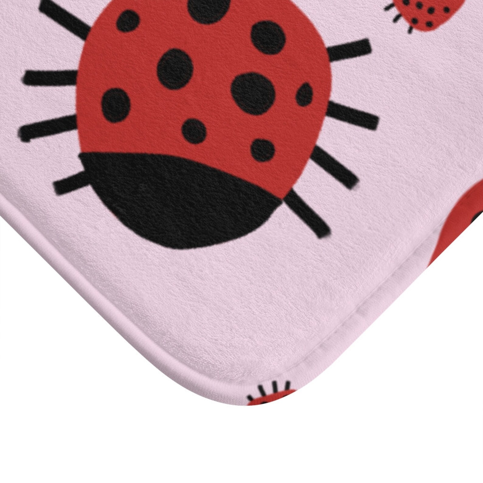 Ladybug Bath Mat Lady Bug Girl's Bathroom Mat Custom - Etsy