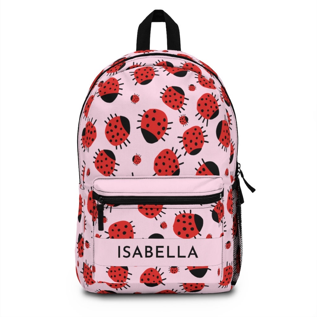 Ladybug Backpack, Kids Back to School Bag, Lady Bug Bag, Pink and Red ...