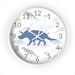 Dinosaur Clock, Dinosaurs Decor, Dino Wall Clock, Triceratops Clock ...