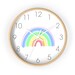 Pastel Rainbow Wall Clock Boho Rainbow Clock Kids Wall - Etsy