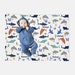 Nautical Shark Blanket Personalized Minky Shark Throw Navy - Etsy