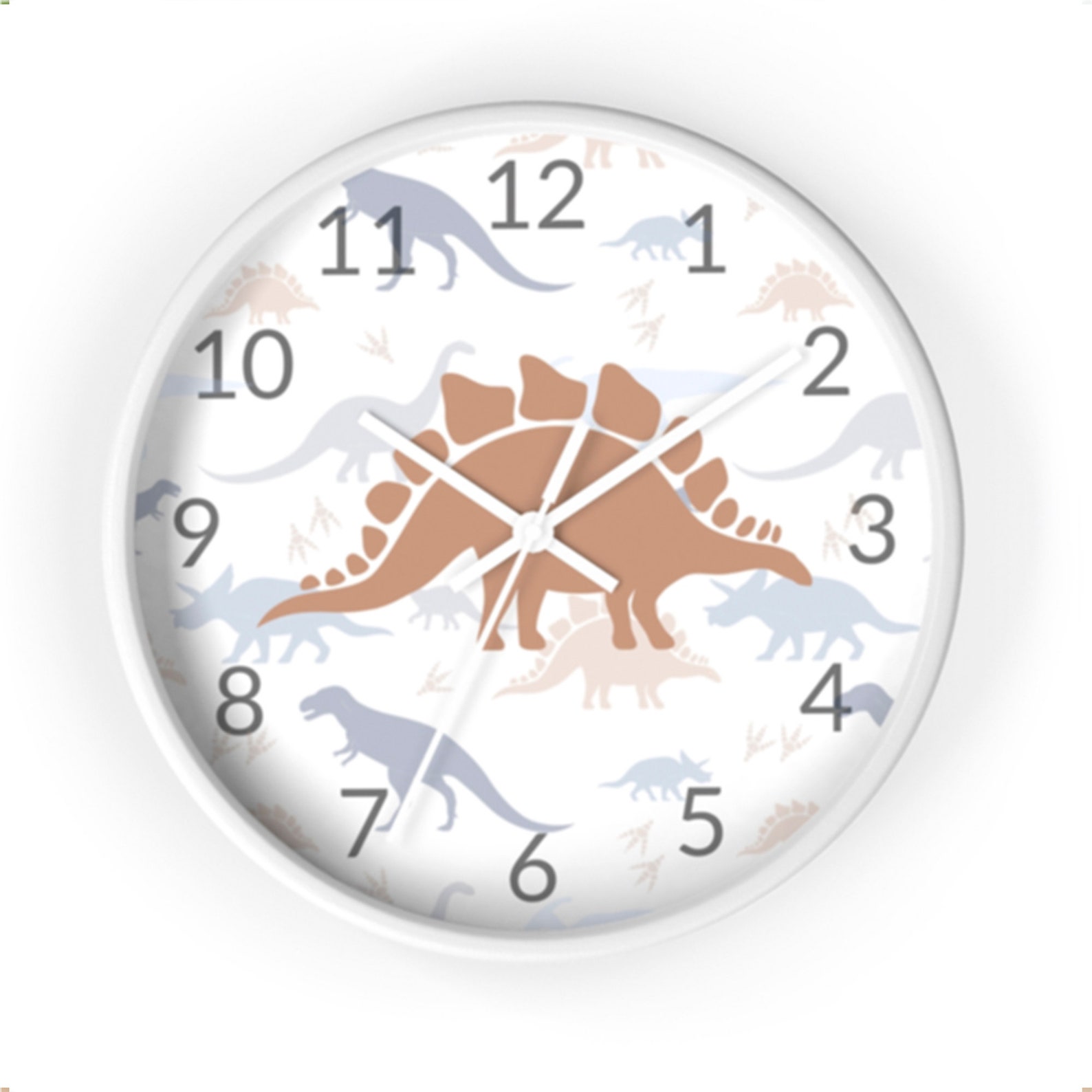 Dinosaur Wall Clock Dinosaurs Decor Dino Kids Present T-rex - Etsy