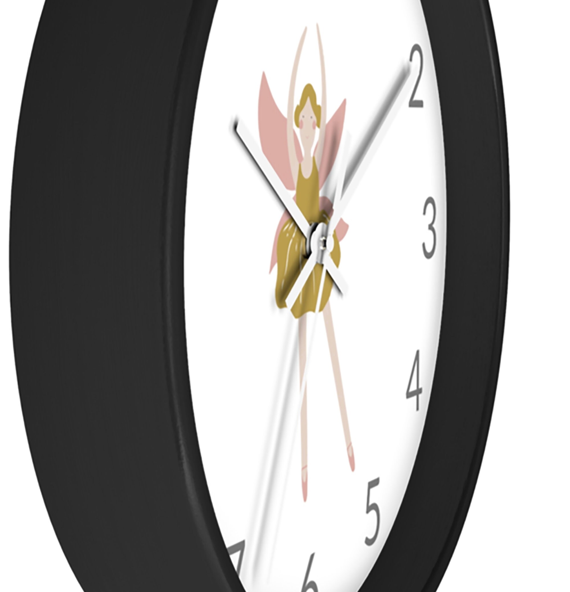 Fairy Wall Clock Kid Clock for Wall Fairy Nursery Fairy - Etsy