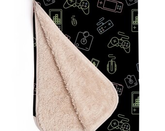 Custom Video Game Blanket - Etsy