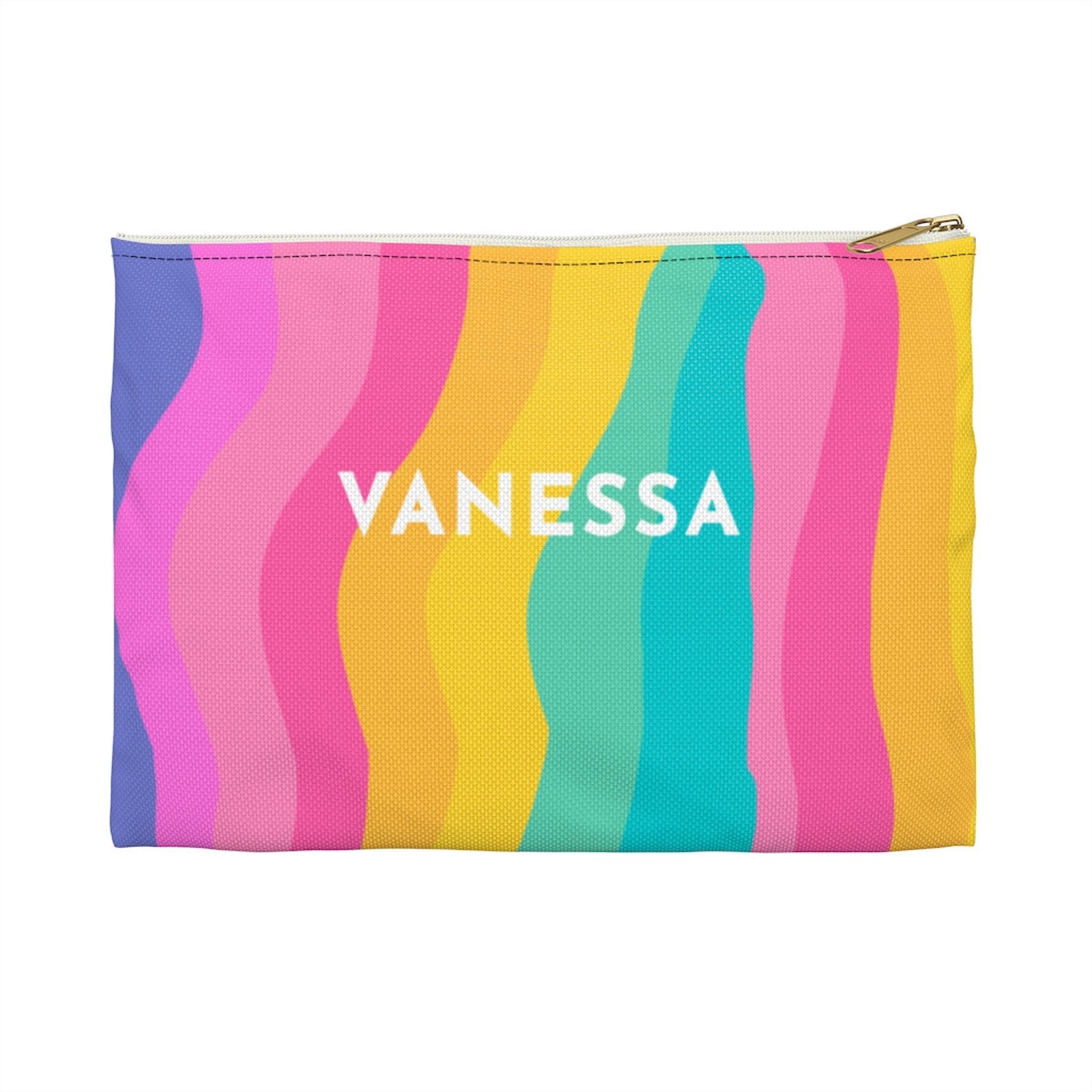 Colorful Pencil Case Rainbow Colors Pencil Pouch - Etsy