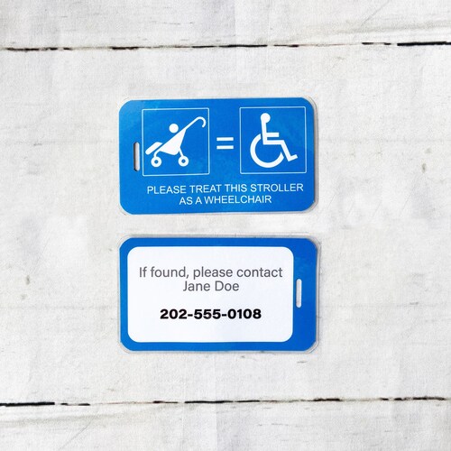 Handi-tag: Stroller Wheelchair - Etsy