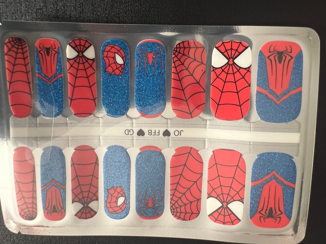 100% Nail Polish Spider Man - Etsy