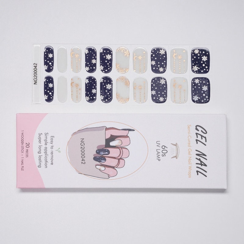 Gel Nail Strips - Etsy
