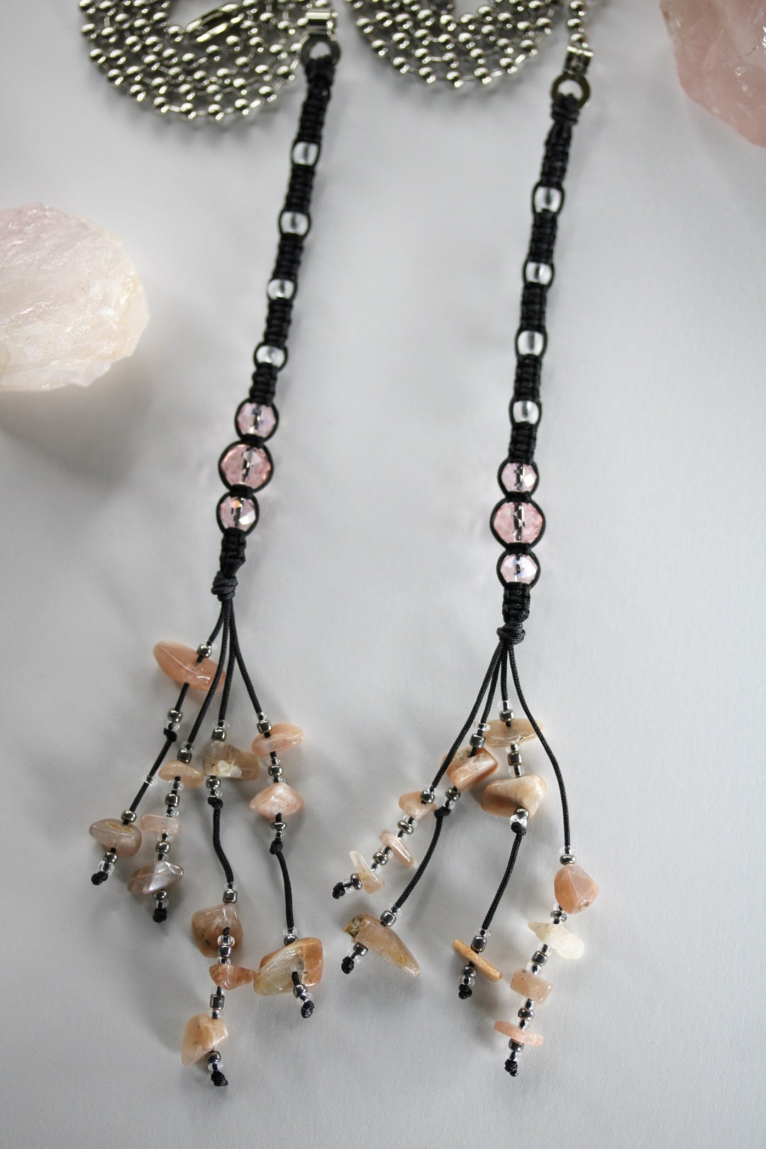 Crystal Fan Chain Pull, Decorative Ceiling Fan Pulls, Black Home Decor ...