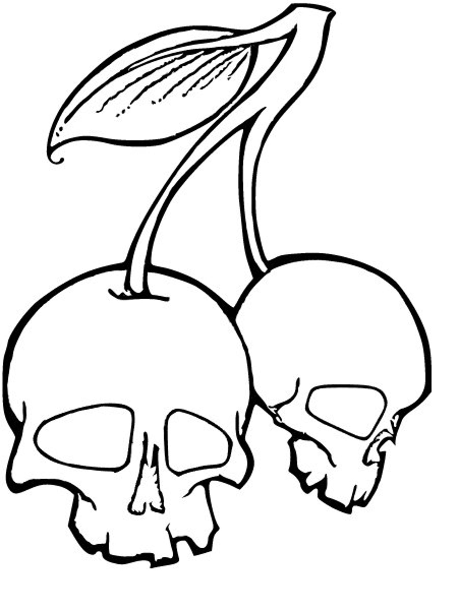 Cherry Skulls SVG Files for Cricut Silhouette Machine - Etsy Canada