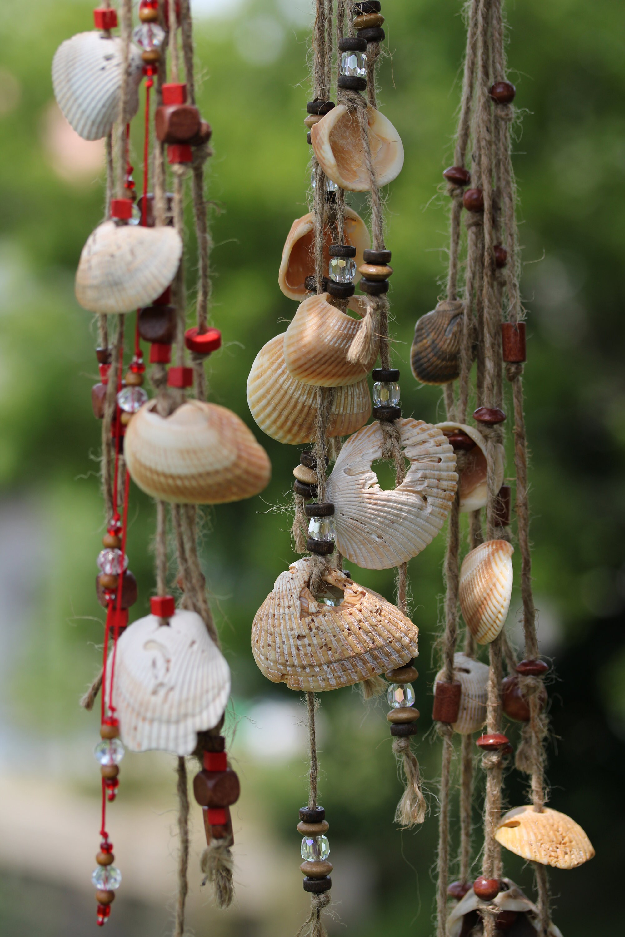 Macrame Seashell Suncatcher Bohemian Home Decor Jute - Etsy