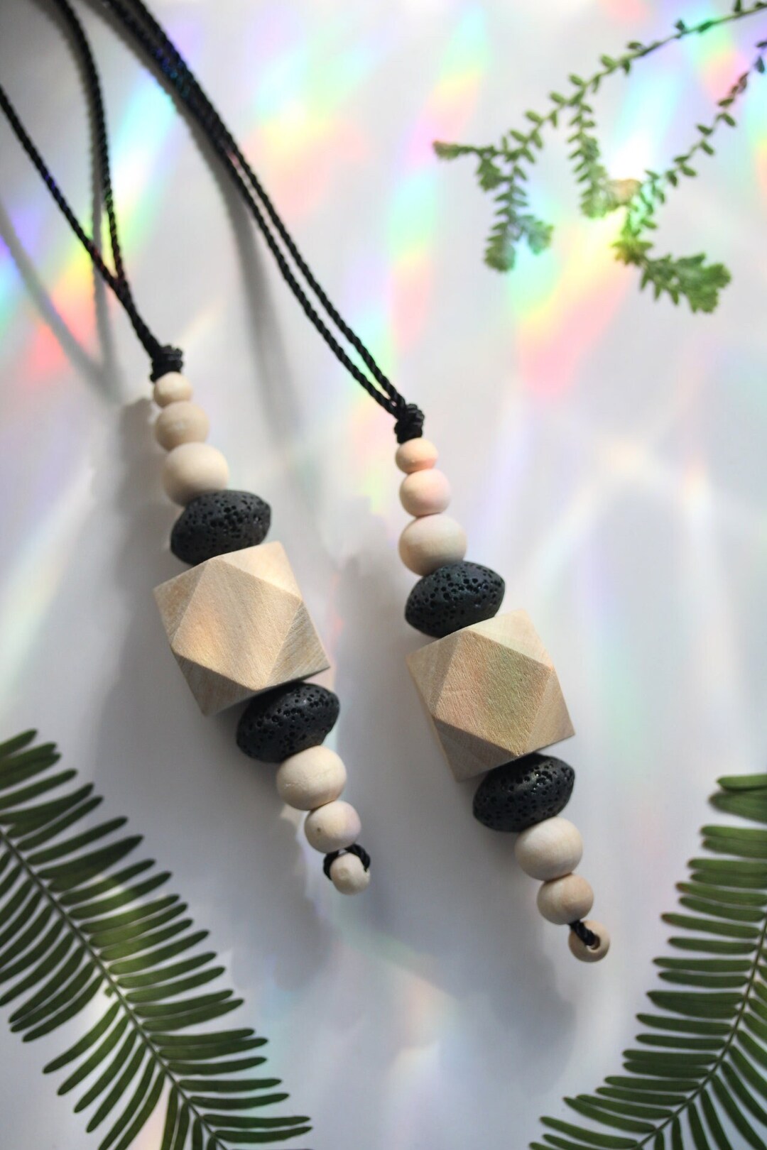 Black Essential Oil Lava Stone Diffuser, Aromatherapy Gifts, Air ...