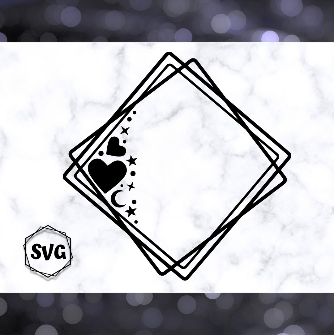 Celestial Frame SVG, Files for Cricut, Silhouette Machine, Laser ...