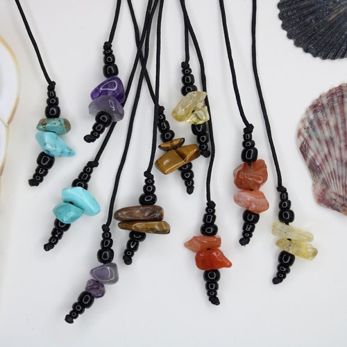 Amethyst Beaded Bookmark String Book Thong Page Holder for - Etsy