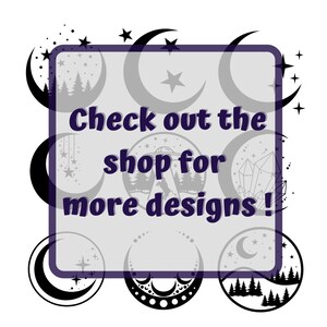Boho Moon With Heart SVG and PNG Files for Cricut, Silhouette Machine ...
