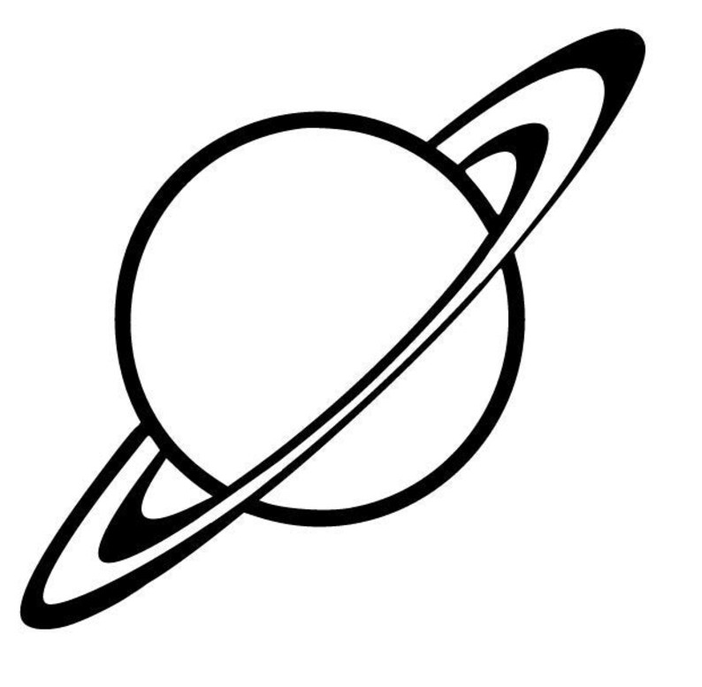 Planet Saturn SVG Files for Cricut Silhouette Machine - Etsy